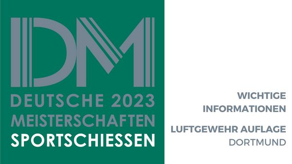DM 2023: Limitzahlen für die DM Luftgewehr Auflage in Dortmund ...