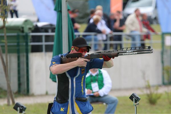 Andreas Löw Deutscher Meister 2014 im Doppeltrap